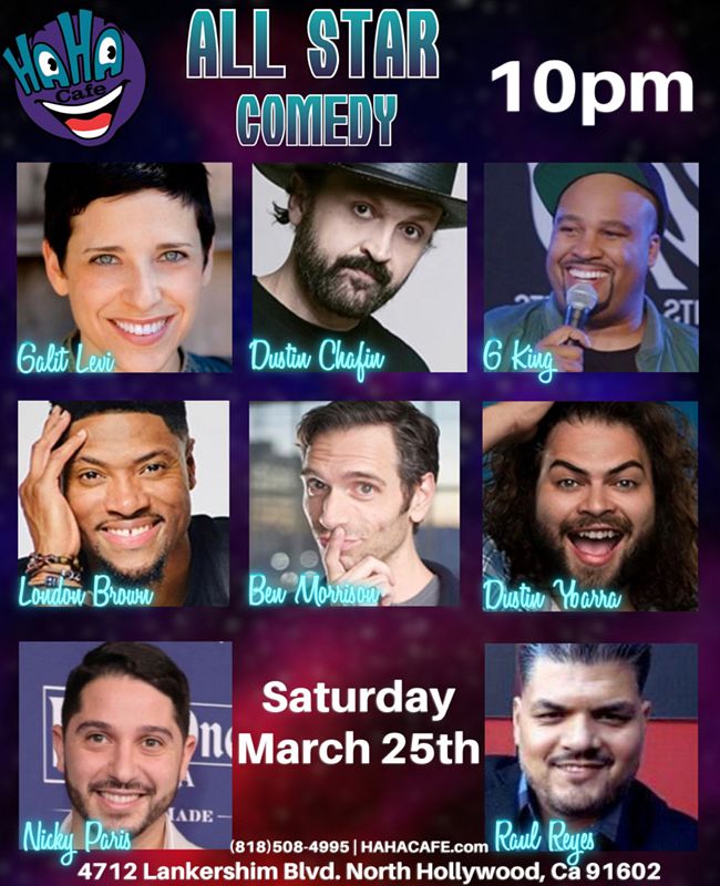 ALL STAR COMEDY Tickets at Ha Ha Comedy Club in Los Angeles by Haha ...