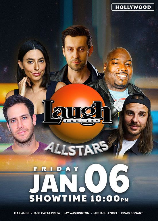 Laugh Factory All Stars!! Tickets at Laugh Factory Hollywood in Los ...