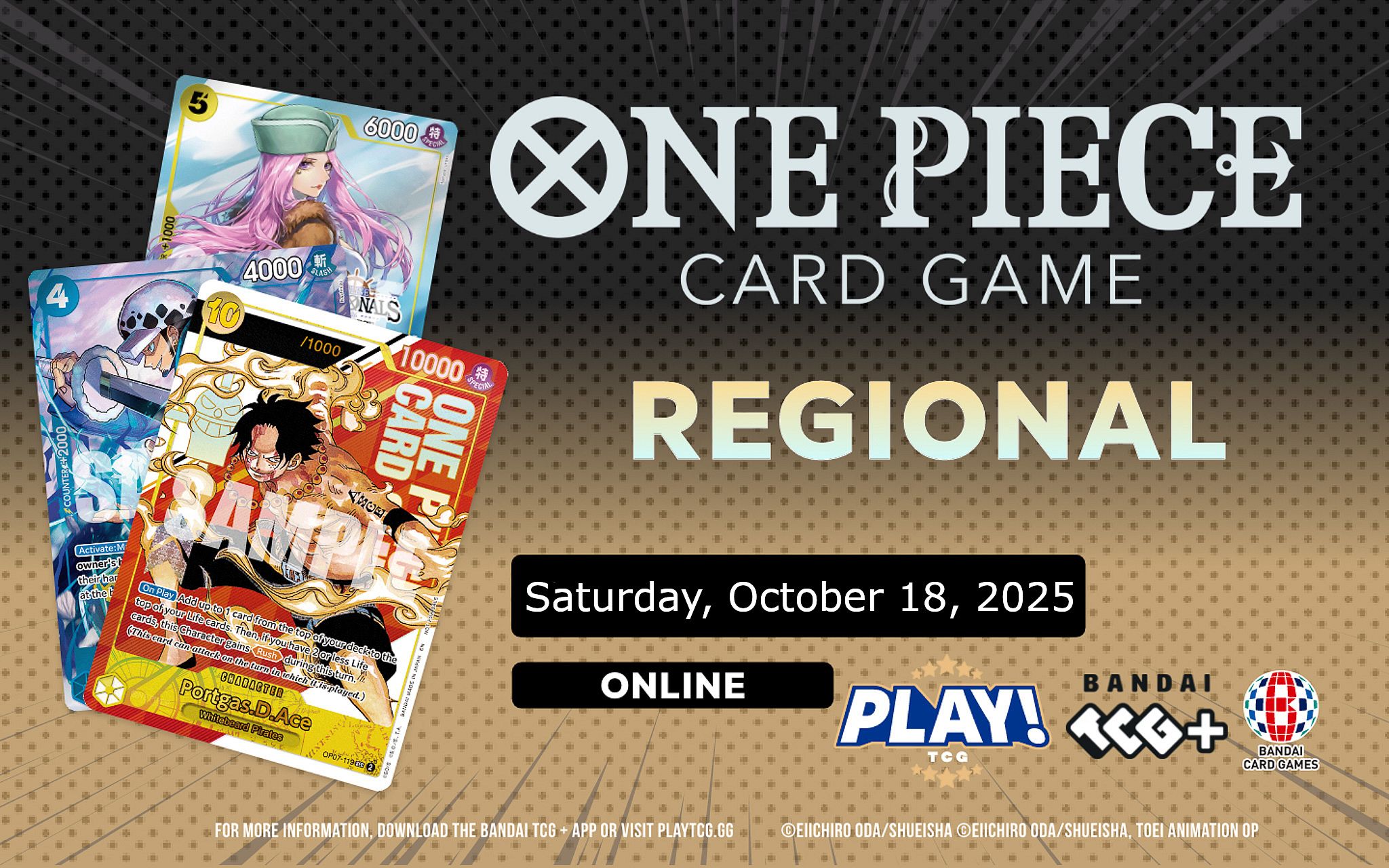 One Piece Online Regional 10/18 Tickets at Your Computer or Mobile ...