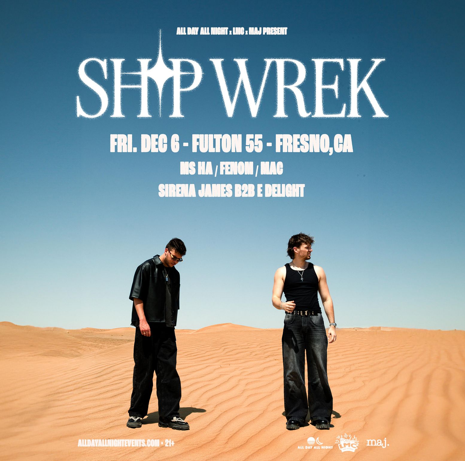 Ship Wrek at Fulton 55 Tickets at Fulton 55 in Fresno by All Day All ...