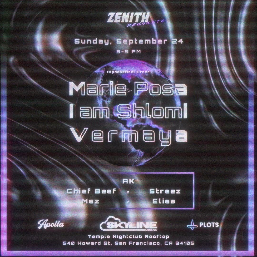 ZENITH @ Skyline Rooftop Party Tickets at Temple San Francisco in SF by ...
