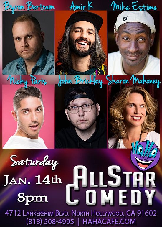 ALL STAR COMEDY Tickets at Ha Ha Comedy Club in Los Angeles by Haha ...
