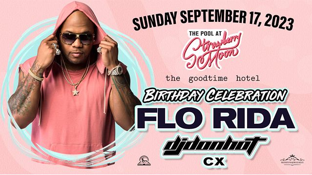 Flo Rida Tickets at Strawberry Moon Pool in Miami Beach by Strawberry ...