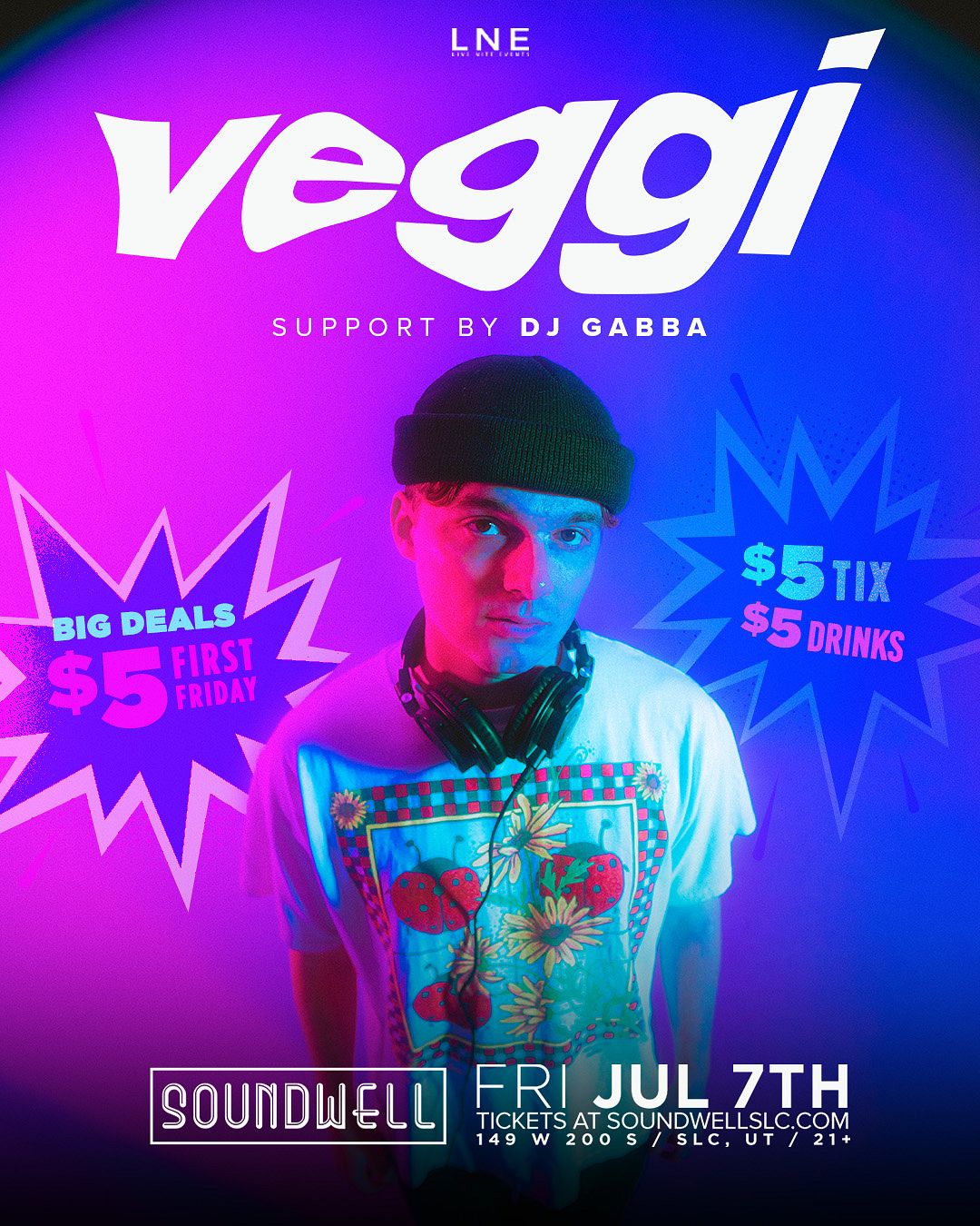 veggi at Soundwell Tickets at Soundwell in Salt Lake City by LNE ...