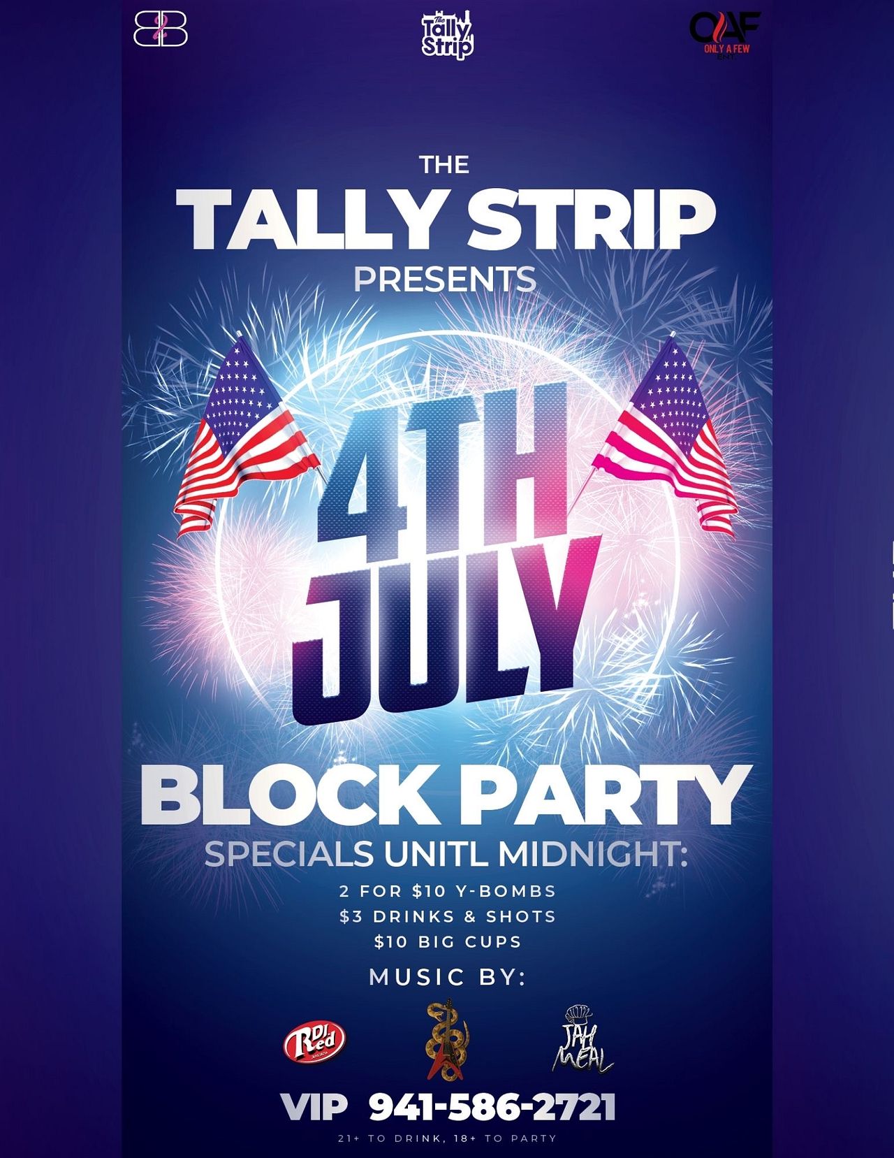 The Tally Strip Presents: Fourth of July Block Party Tickets at Tally ...
