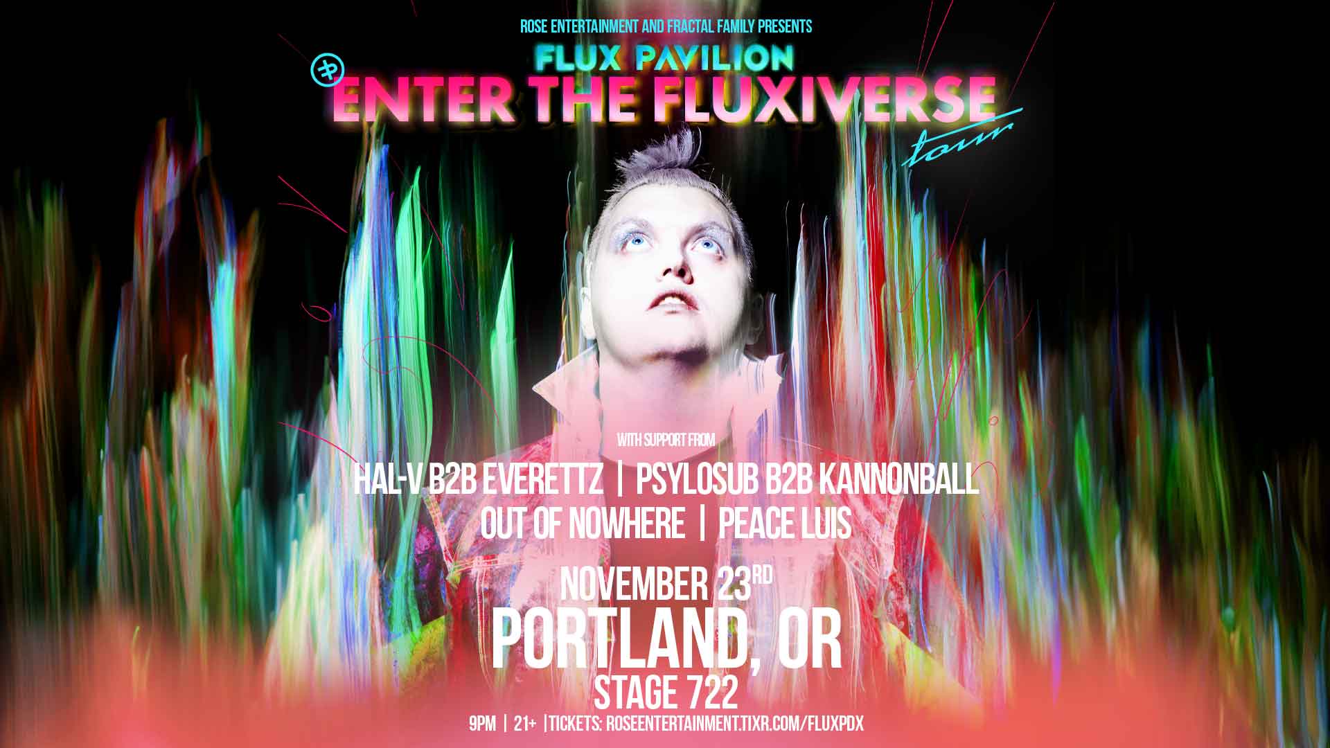 Flux Pavilion - Enter The Fluxiverse Tour Tickets at Stage 722 in ...