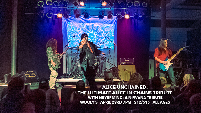Alice Unchained: Alice In Chains Tribute Tickets at Wooly's in Des ...