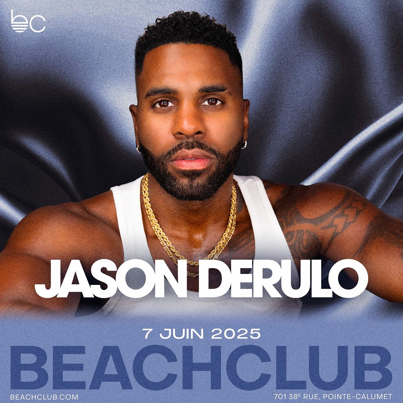 JASON DERULO Tickets at Beachclub in Pointe-Calumet by Beachclub | Tixr