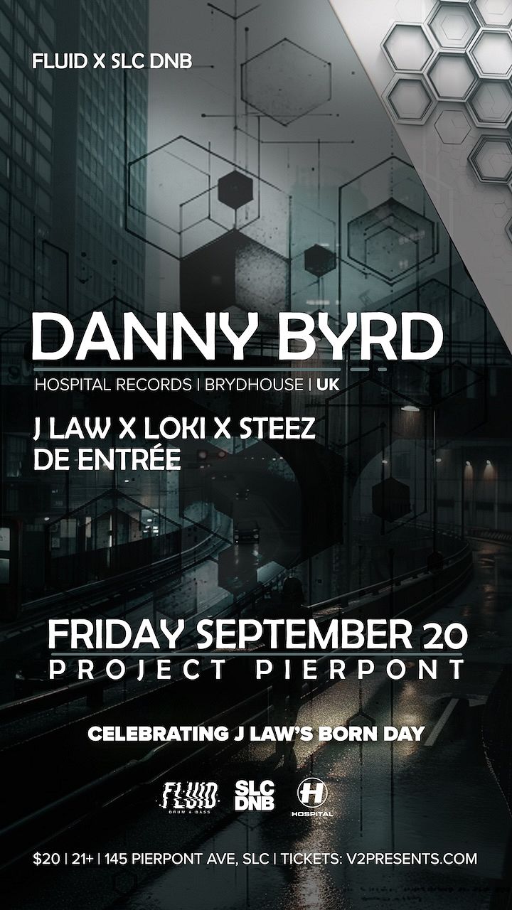 DANNY BYRD at PROJECT PIERPONT Tickets at PROJECT PIERPONT in Salt Lake ...