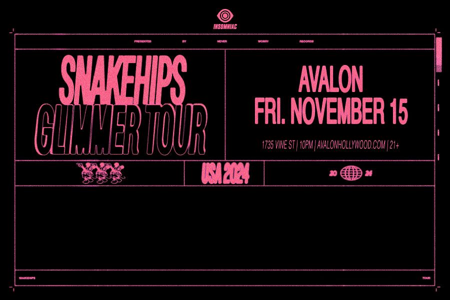 Snakehips Tickets at Avalon Hollywood in Los Angeles by Avalon ...