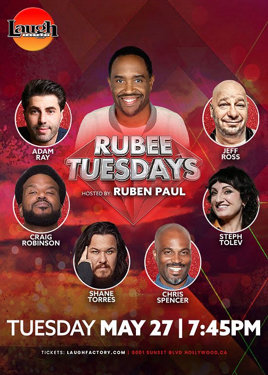 Rubee Tuesdays Tickets at Laugh Factory Hollywood in Los Angeles by ...