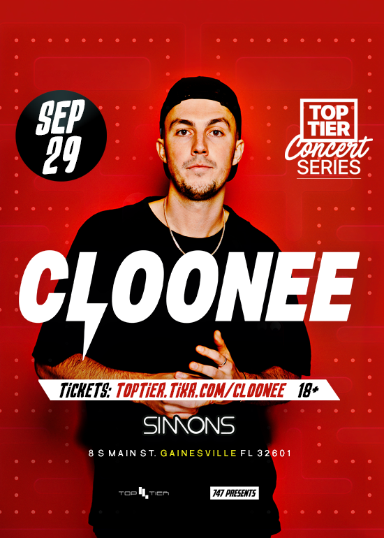 Top Tier Concert Series Presents: Cloonee @ Simons Tickets at Simon's ...