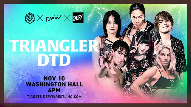 DDT X TJPW X DEFY - TRIANGLER DTD Tickets at Washington Hall in Seattle ...