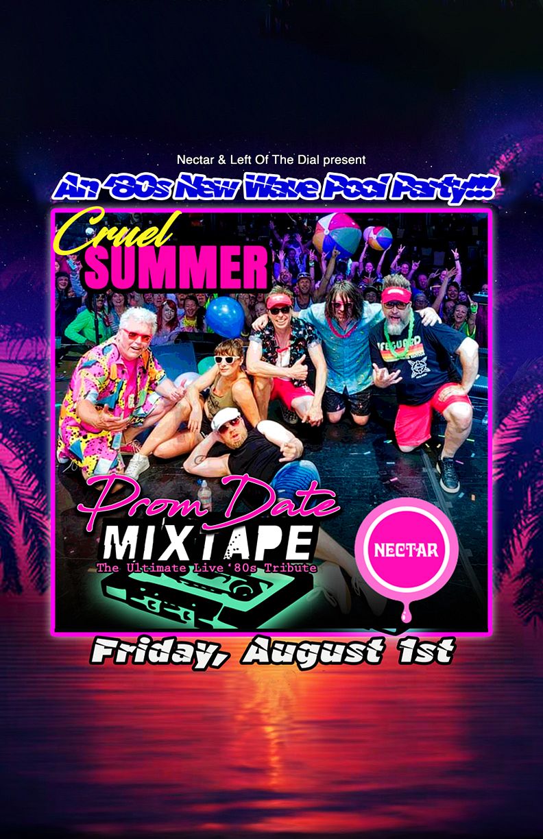 PROM DATE MIXTAPE: 4th Annual '80s New Wave Pool Party Tickets at ...