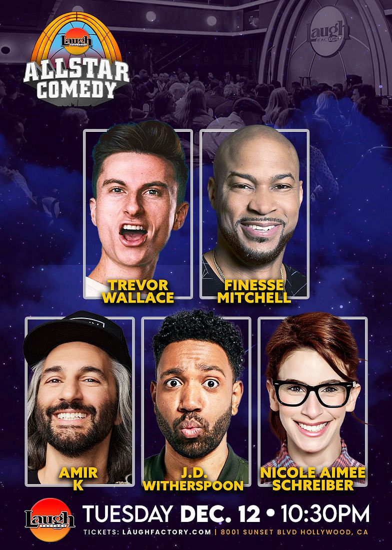 Tuesday Allstar Comedy Tickets at Laugh Factory Hollywood in Los ...