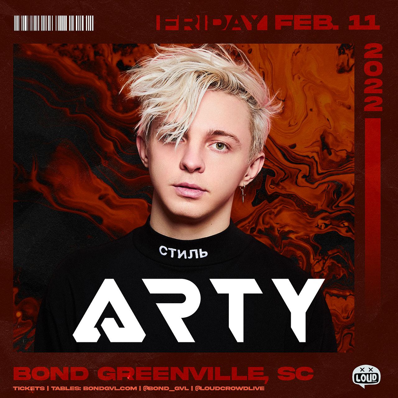 ARTY Tickets at Bond in Greenville by Loud Crowd Greenville | Tixr