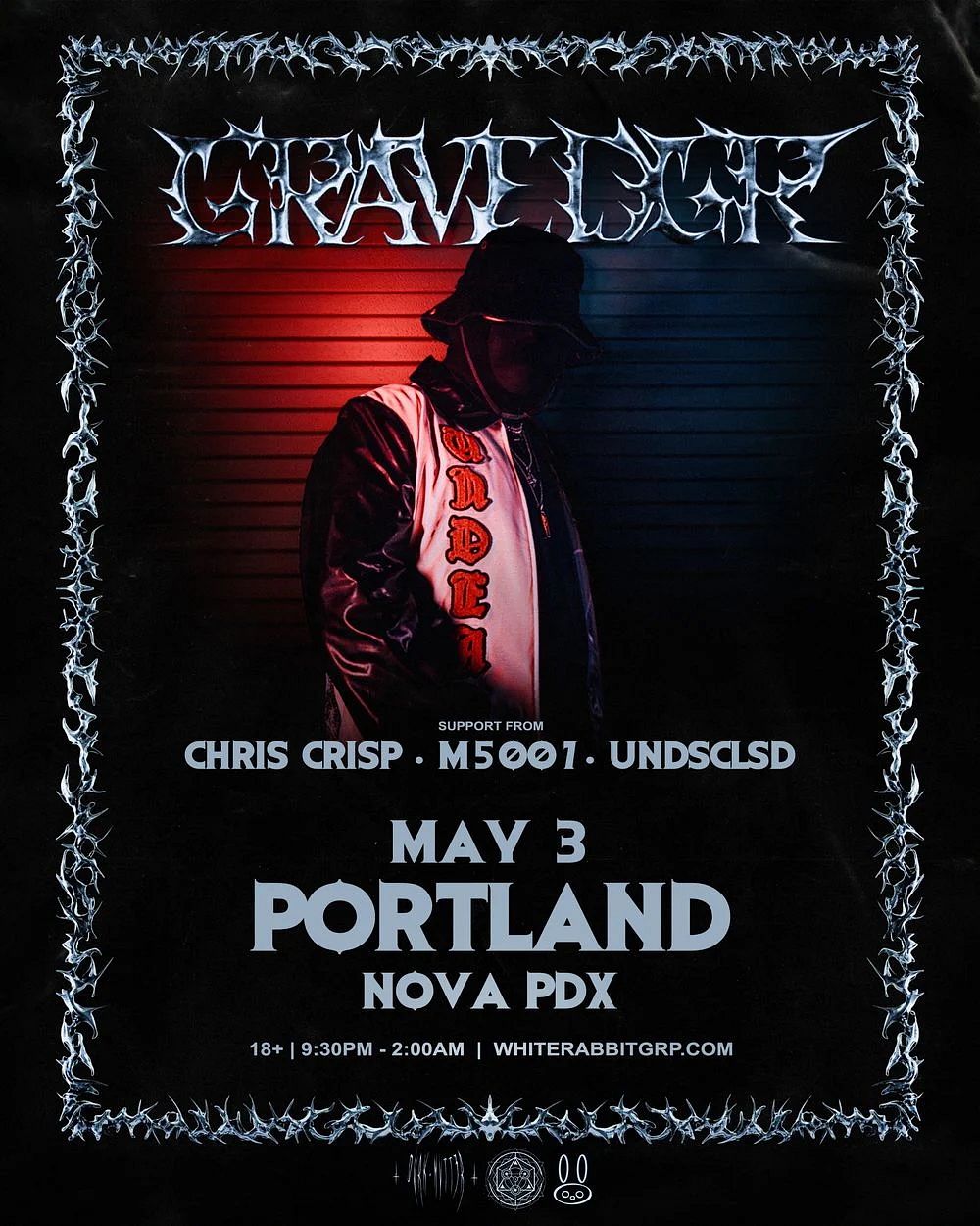 WRG Presents GRAVEDGR [PDX] Tickets at Nova PDX in Portland by Nova PDX ...