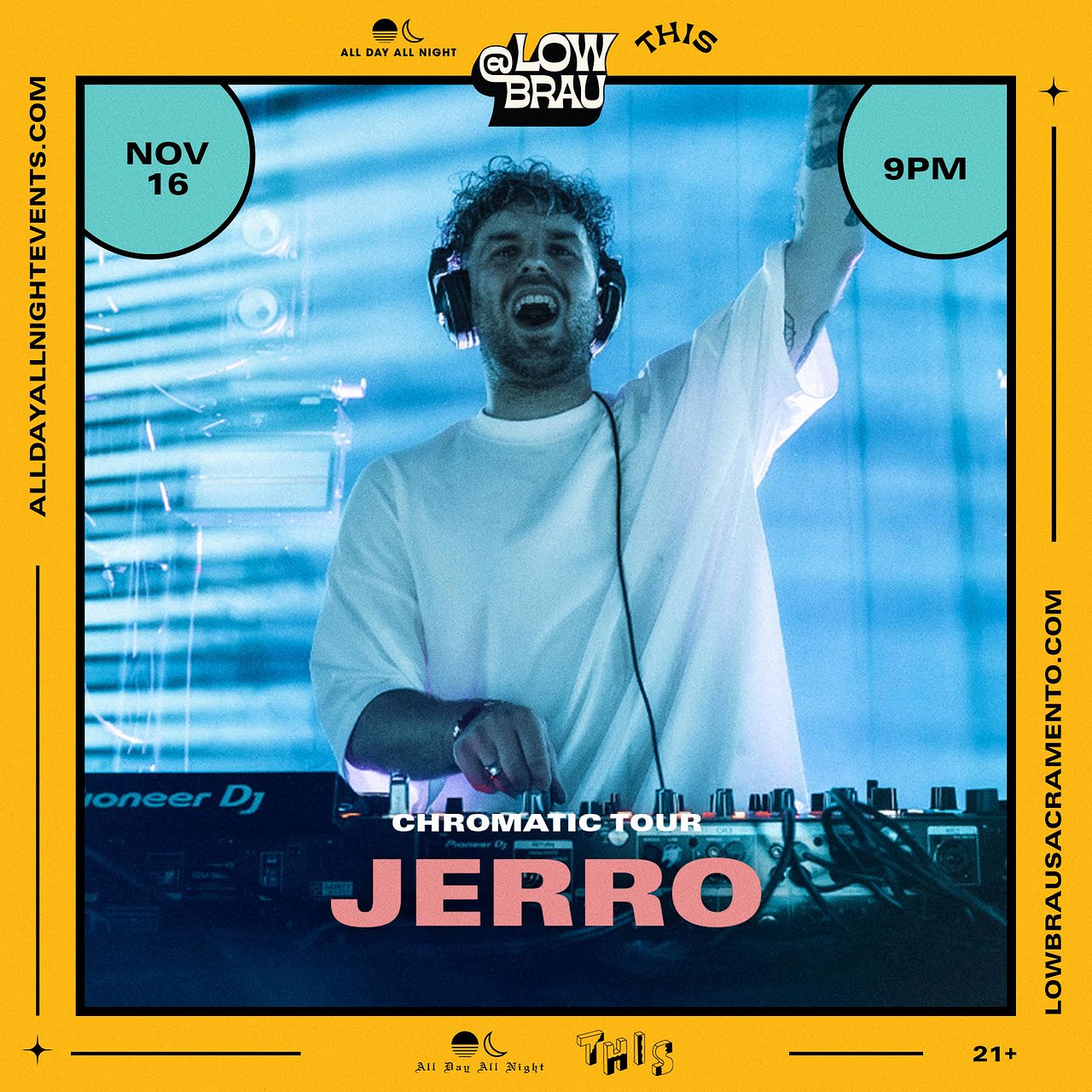 JERRO at LowBrau Tickets at LowBrau in Sacramento by All Day All Night ...