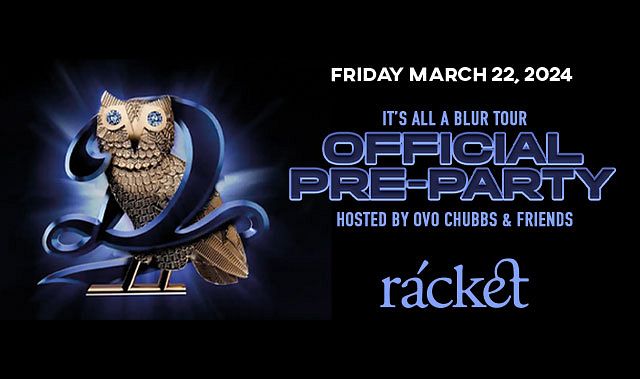 It's All A Blur Official Pre-Party Tickets at Racket in Miami by ...