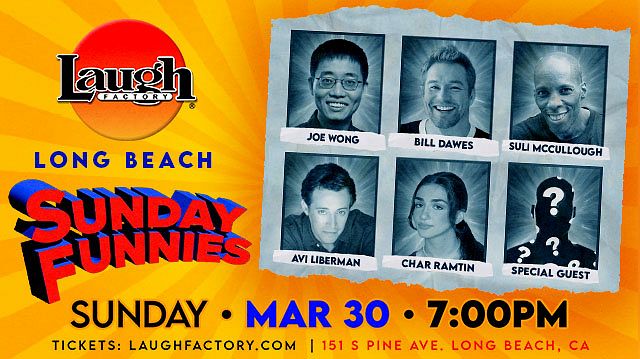 Sunday Funnies Tickets at Laugh Factory Long Beach in Long Beach by ...