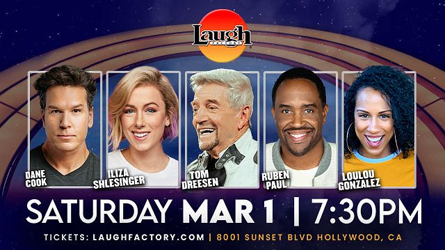 Saturday All-Star Tickets at Laugh Factory Hollywood in Los Angeles by ...