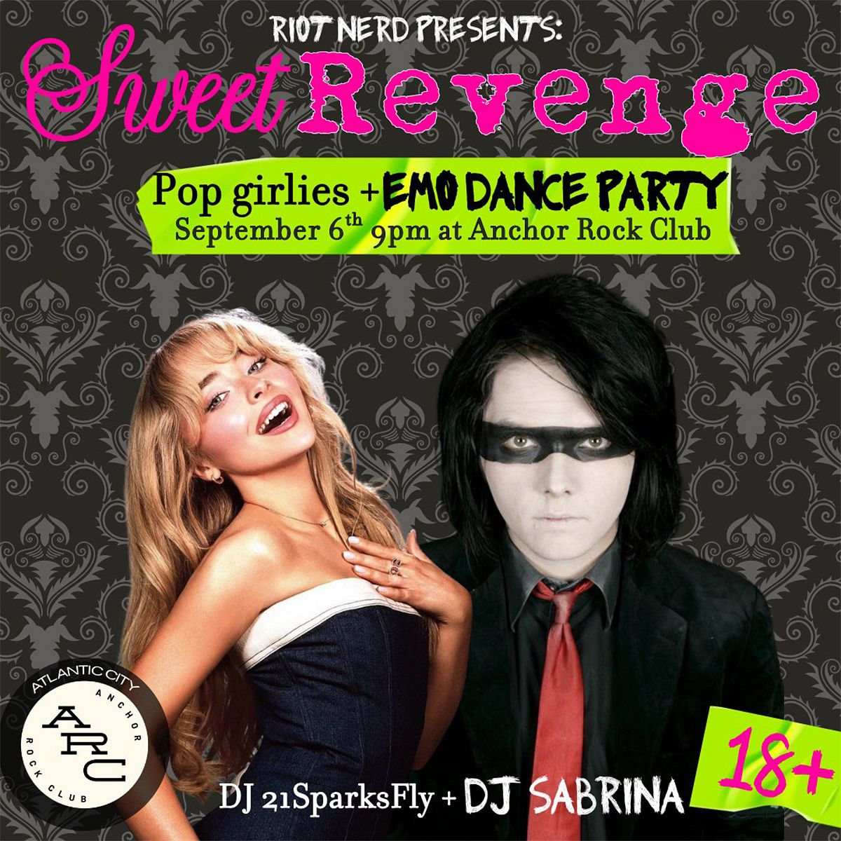 Sweet Revenge - Pop Girlies & Emo Dance Party Tickets at Anchor Rock ...