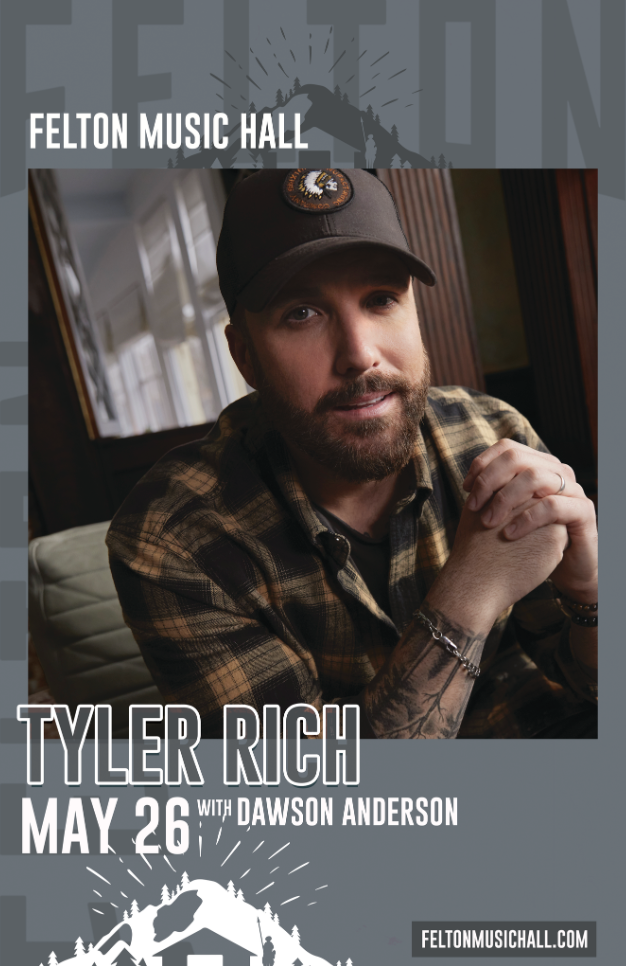 Tyler Rich Tickets at Felton Music Hall in Felton by Felton Music Hall ...