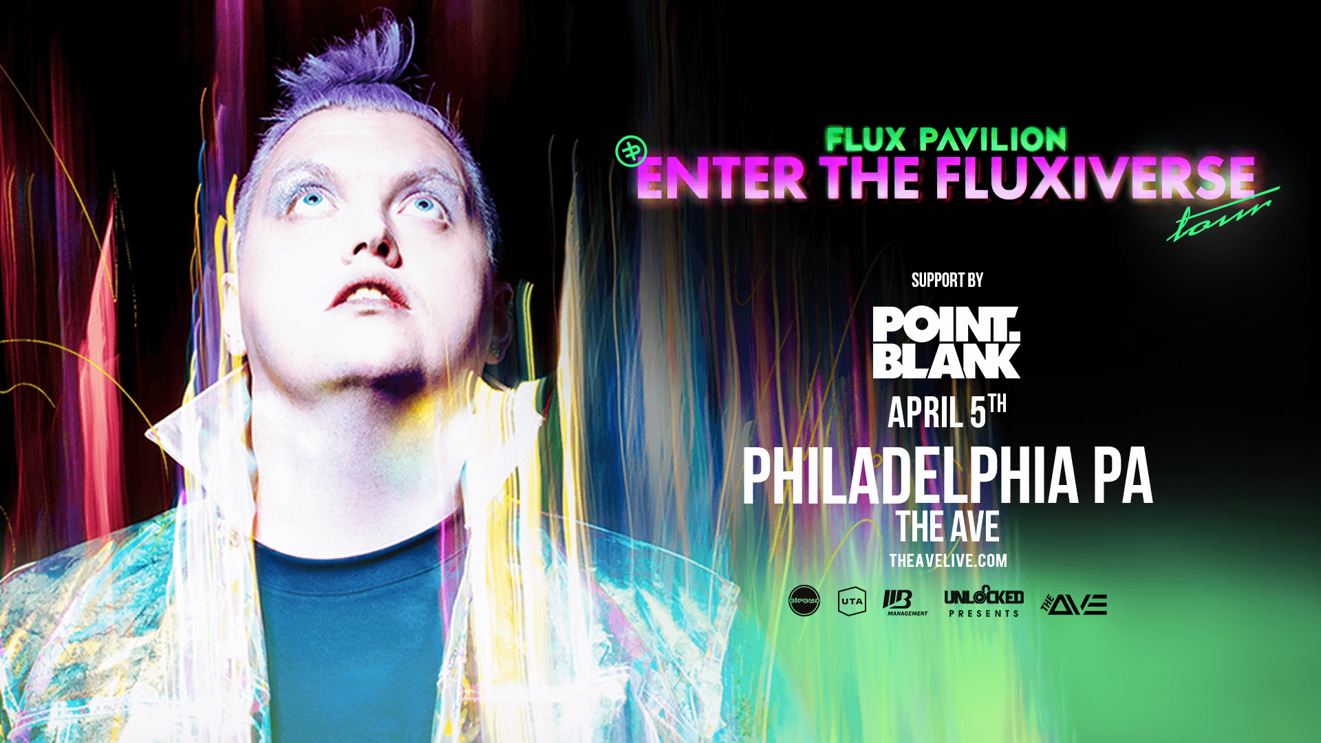 Flux Pavilion - Enter The Fluxiverse Tour Tickets at The Ave Live in ...