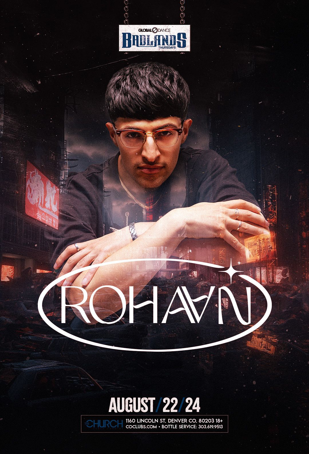 Rohaan Tickets at The Church Nightclub in Denver by The Church ...