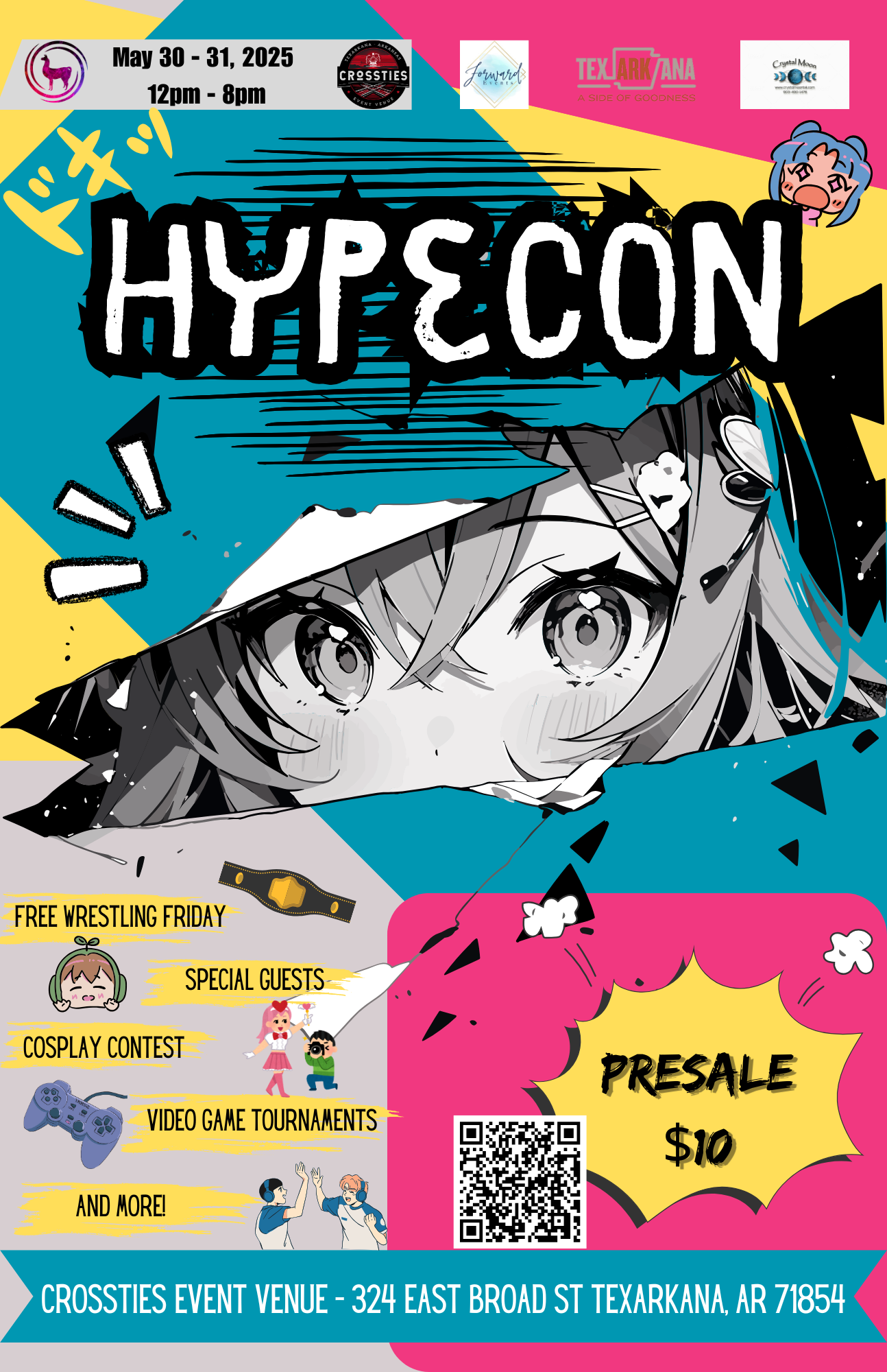 Hypecon 4 Tickets at crossties in Texarkana by Hypecon | Tixr