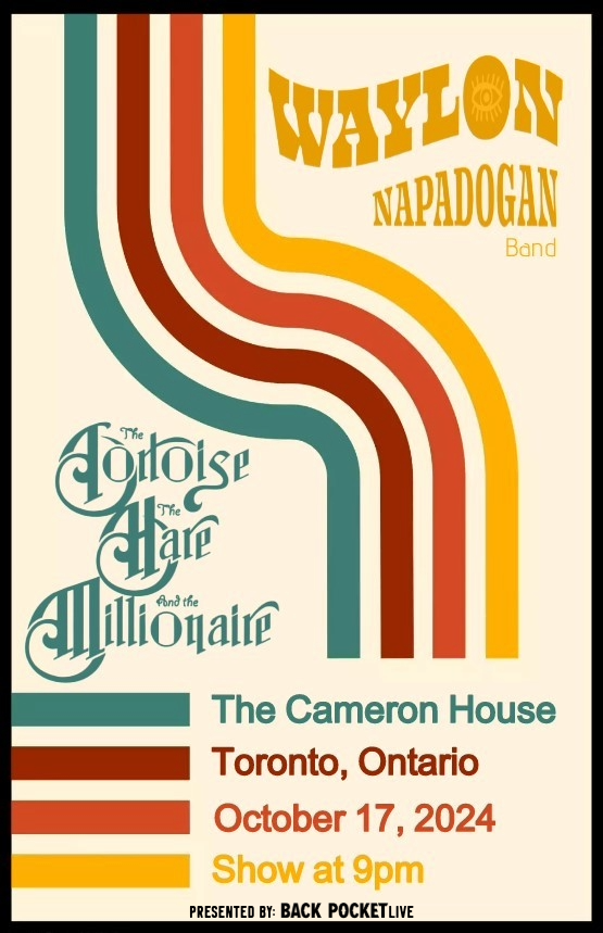 Waylon Napadogan Band Tickets at The Cameron House in Toronto by Back ...