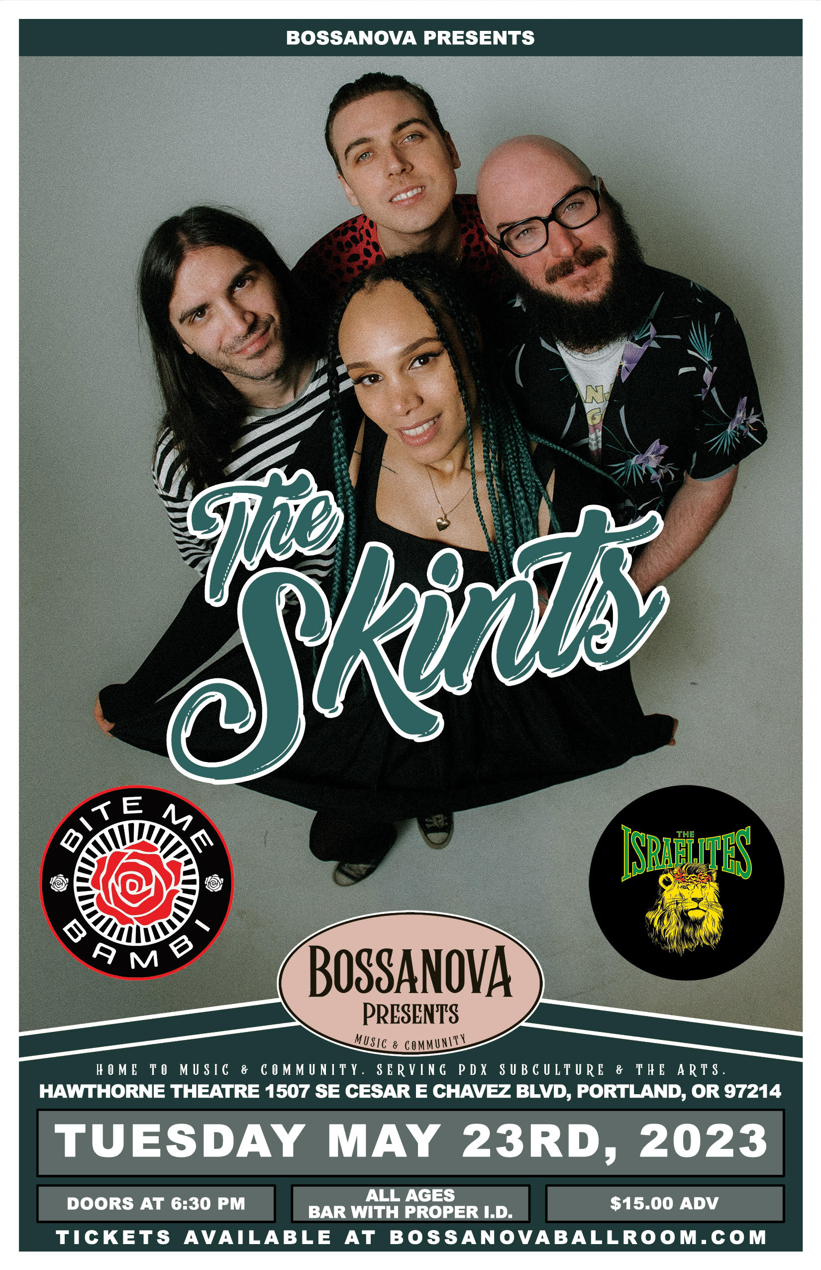 The Skints / Bite Me Bambi / The Israelites Tickets at Hawthorne ...