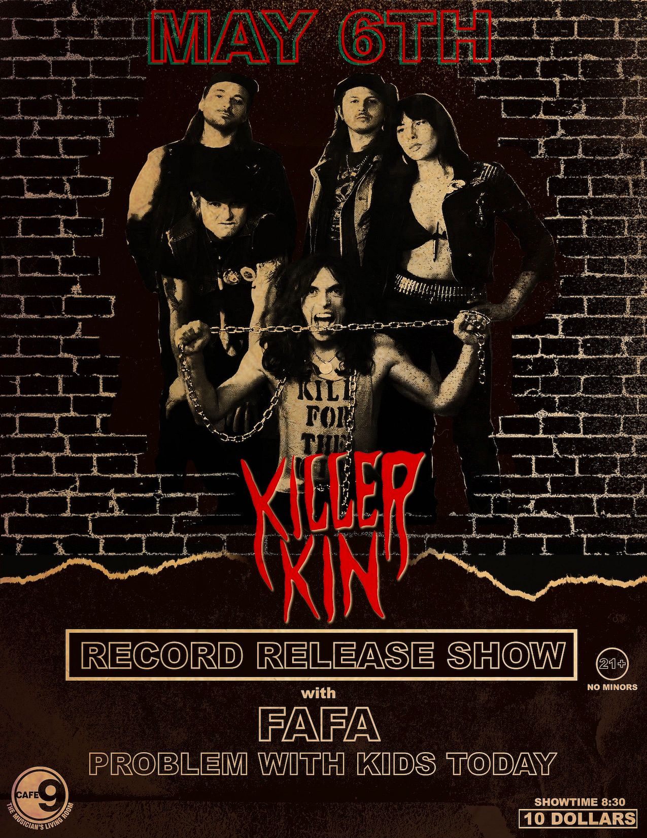 Killer Kin / Fafa / TPWKT Tickets at Cafe Nine in New Haven by Cafe ...