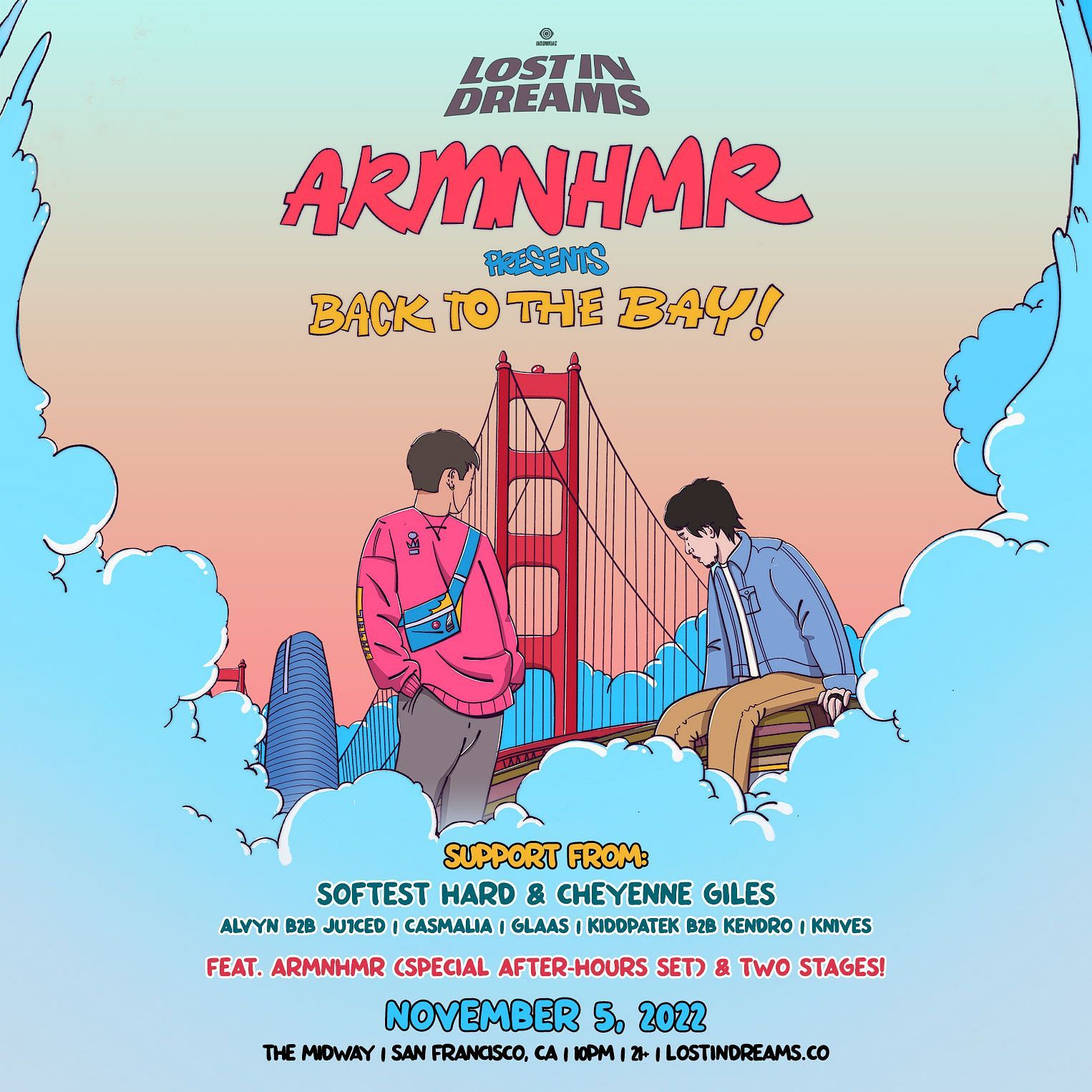 ARMNHMR presents BACK TO THE BAY! Tickets at The Midway in San ...