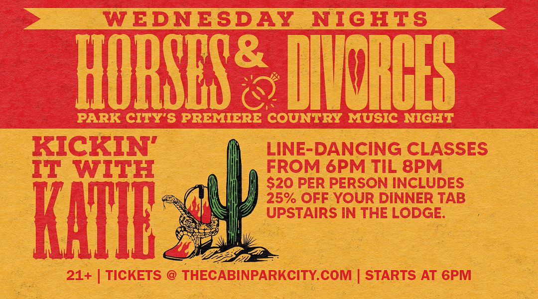 Line Dancing Lessons Tickets at The Cabin in Park City by The Cabin ...