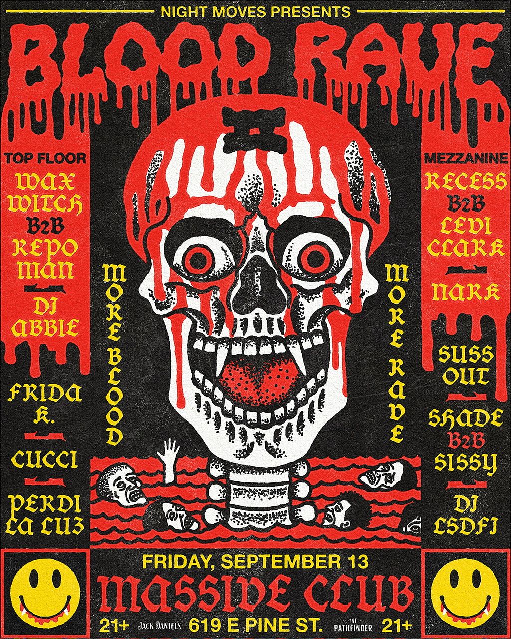 BLOOD RAVE Tickets at Massive in Seattle by Massive Club | Tixr