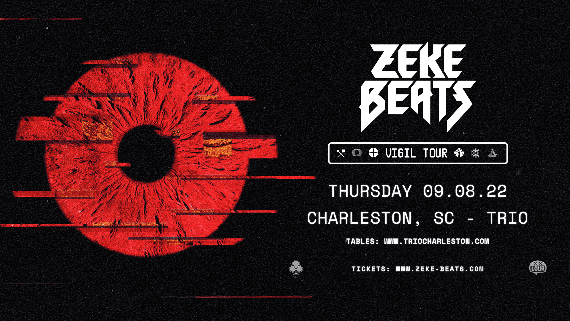 Zeke Beats Tickets at Trio in Charleston by Loud Crowd Charleston | Tixr