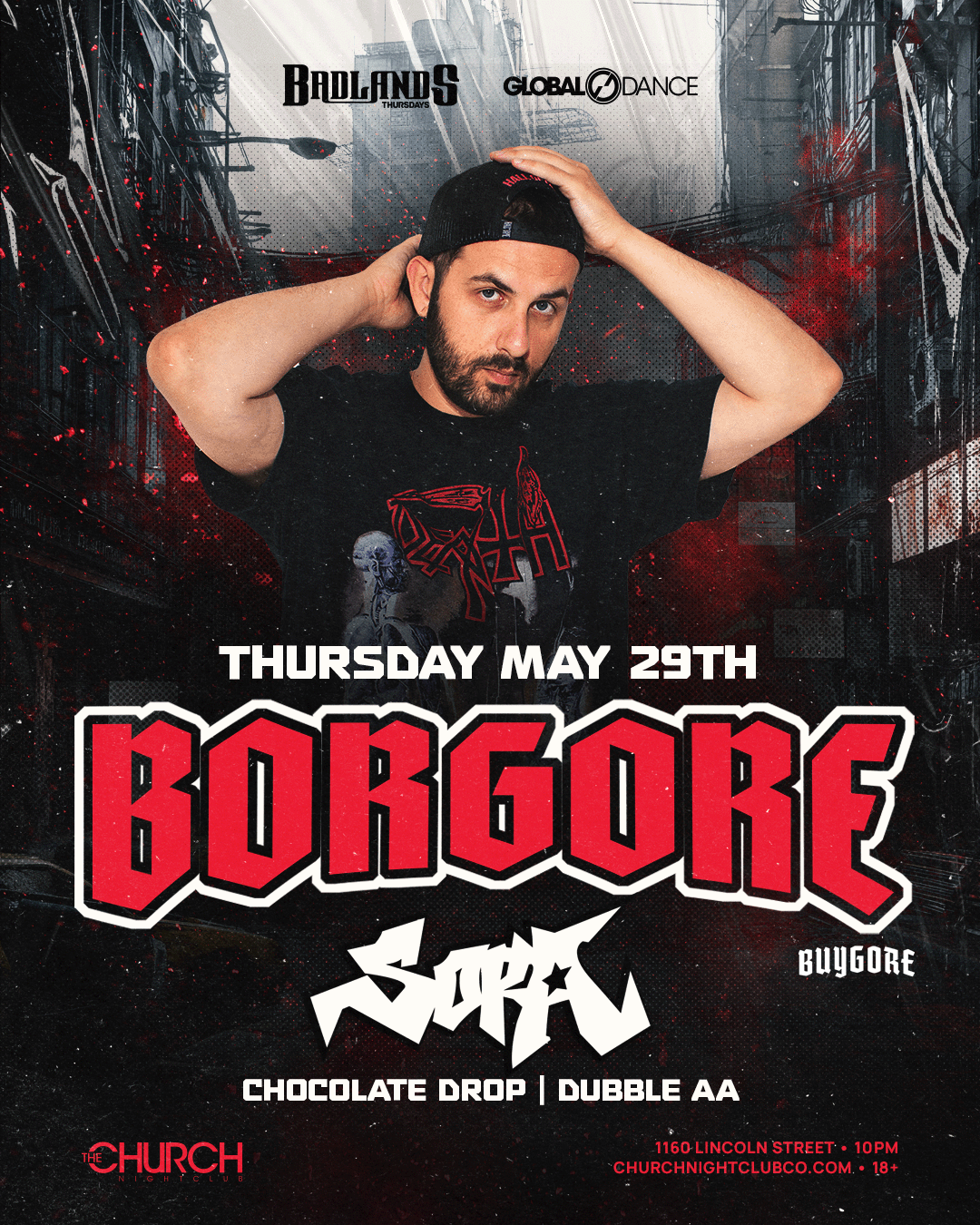 Borgore + Sora Tickets at The Church Nightclub in Denver by The Church ...