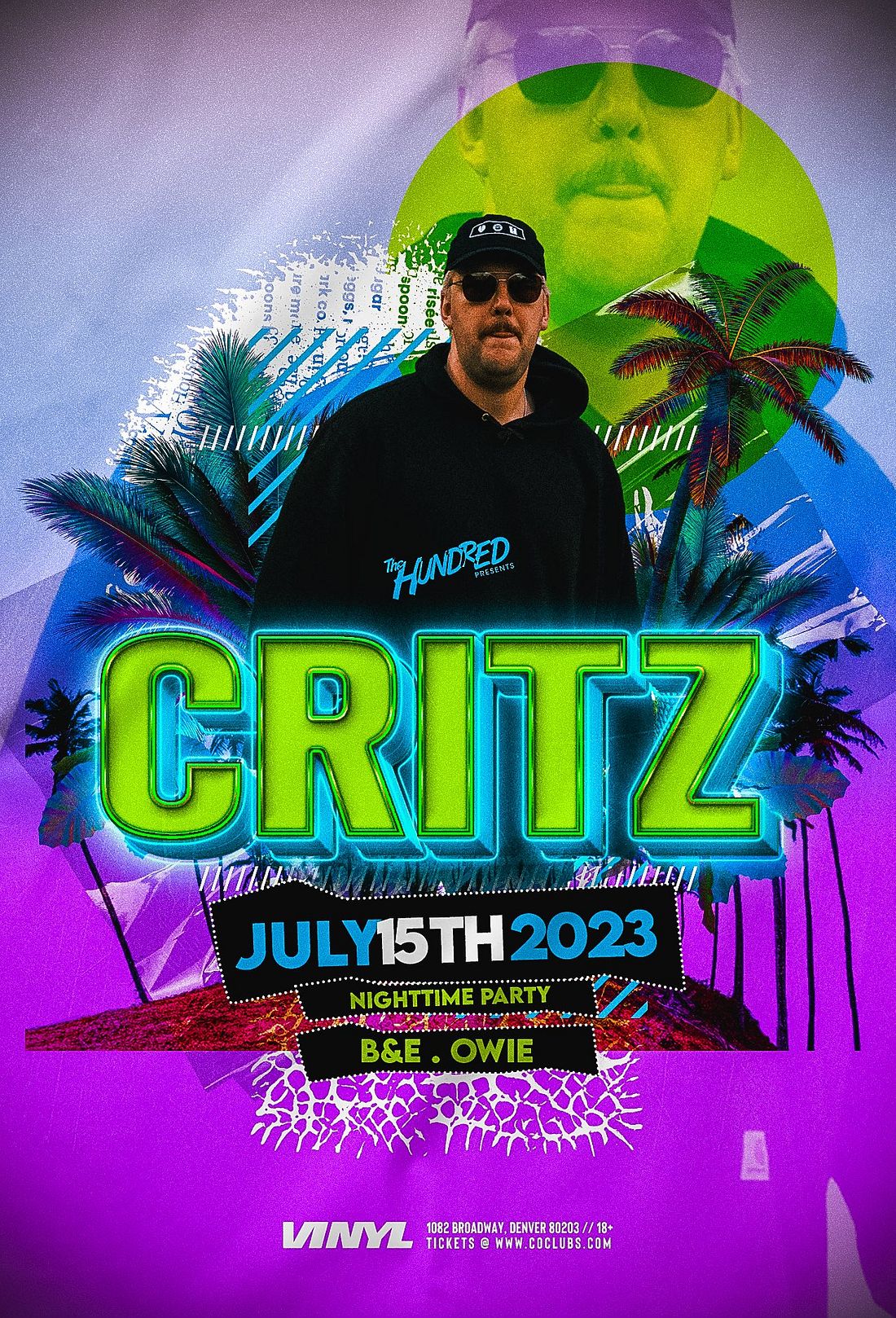 Critz - Nightime Main Floor Tickets at Club Vinyl in Denver by Club ...