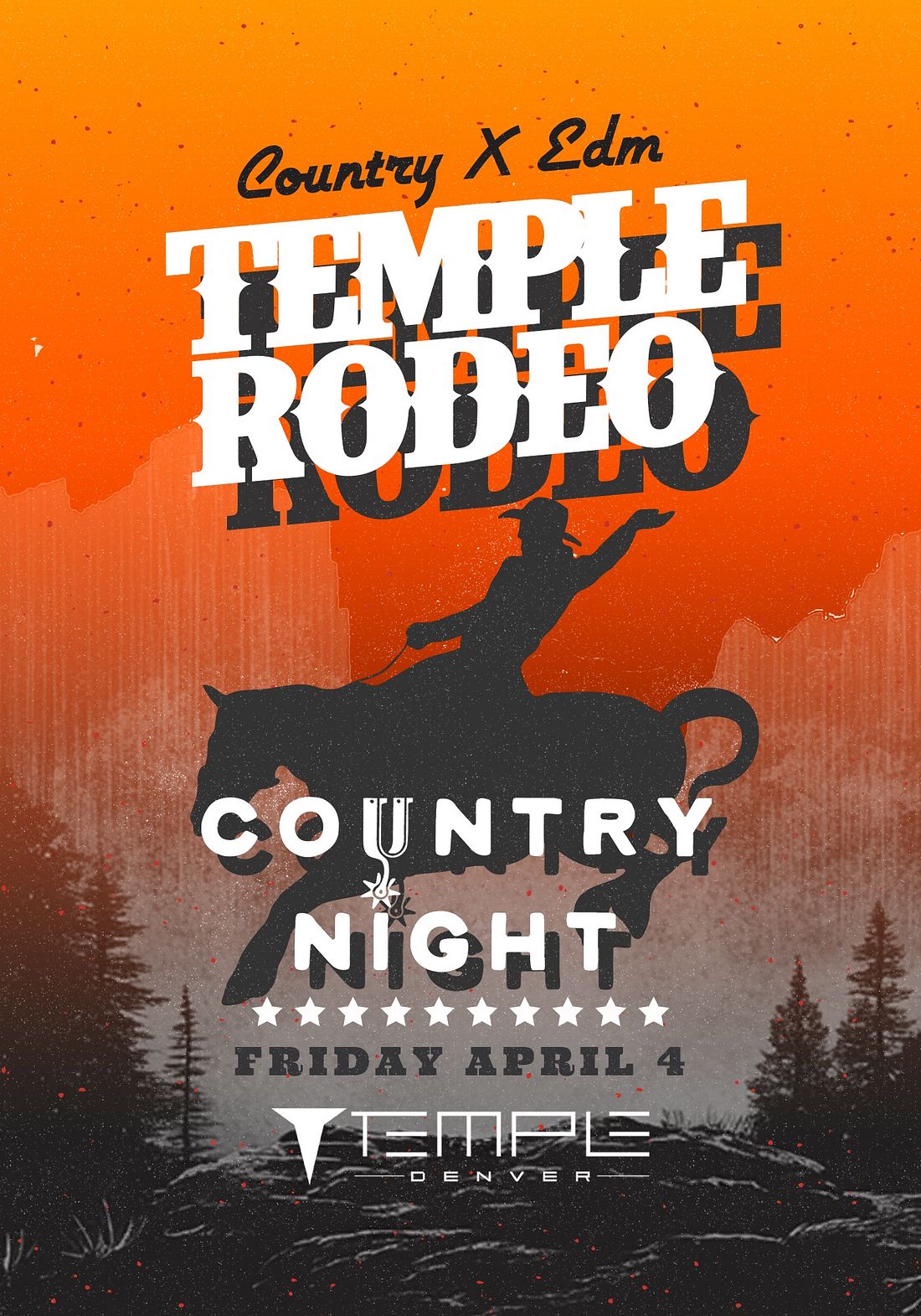 Country Night Tickets at Temple Nightclub in Denver by Temple Nightclub ...
