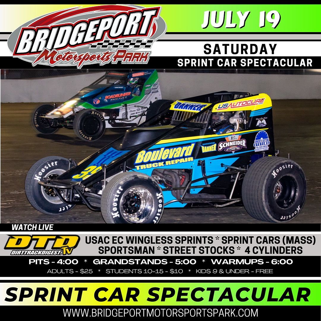 SPRINT CAR SPECTACULAR - JULY 19TH, 2025 Tickets at Bridgeport ...