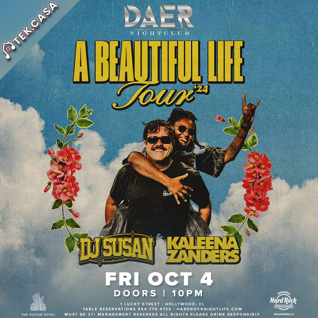 DJ Susan Kaleena Zanders | Tek.Casa - DAER Nightclub Tickets at DAER ...