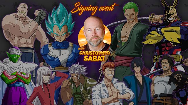 Signing Event with Christopher Sabat Tickets at Toy Temple Headquarters ...