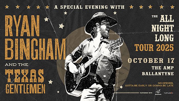 RYAN BINGHAM AND THE TEXAS GENTLEMEN Tickets at The Amp Ballantyne in Charlotte by The Amp ...