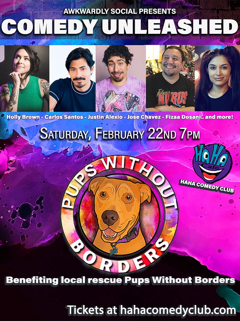 Jose Chavez Dog Benefit Comedy Unleashed Tickets at Ha Ha Comedy Club in Los Angeles by Haha ...