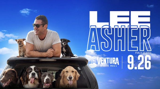 Lee Asher | Fully Seated Tickets at Ventura Music Hall Reserved in ...