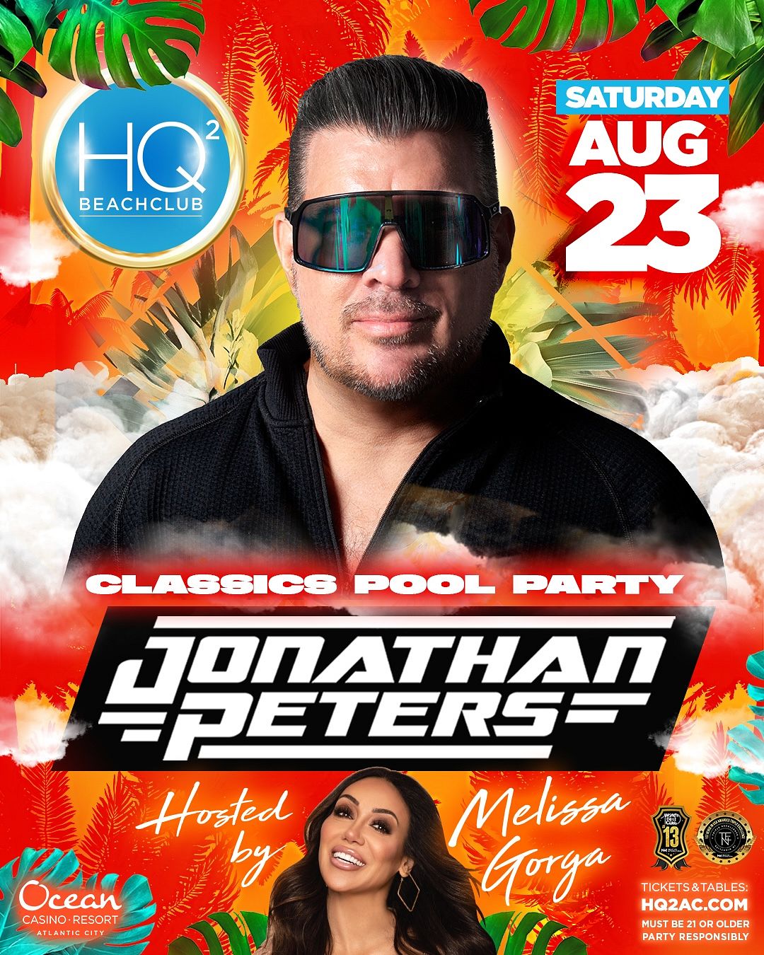 HQ2 Beach Club: Jonathan Peters Classics Tickets at HQ2 Beachclub at Ocean Casino Resort in ...