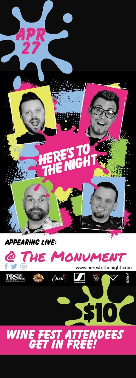 Heres To The Night - Decades Party Tickets at The Monument in ...