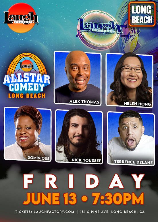 Friday All-Star Comedy Tickets at Laugh Factory Long Beach in Long ...