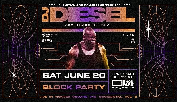 DJ Diesel Block Party Tickets at Brick Park in Seattle by RB ...